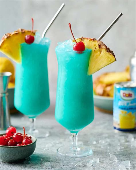 Blue Hawaii Mocktail