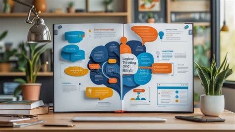 Visual Infographic On Logical Thinking And Mind Mapping Stock Illustration Illustration Of Visual Infographic On Logical Thinking And Mind Mapping Stock Illustration Illustration Of