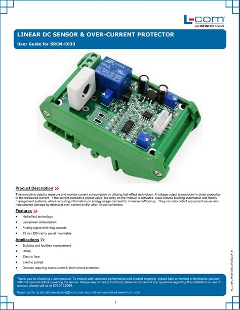 Infinite L Com Srcn C033 User Manual Pdf Download Manualslib