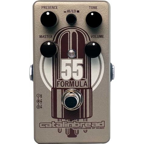 Catalinbread Formula No 55 Tweed Deluxe Foundation Overdrive Pedal Flipside Music