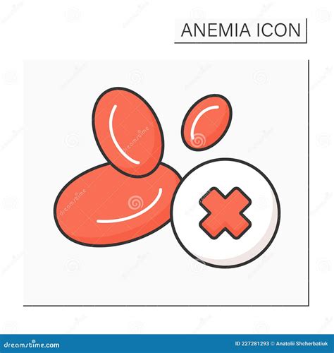 Hemoglobin Color Icon Vector Illustration 225914764