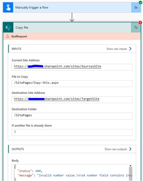 Power Automate Sharepoint Copy File Action Started Failing Stack Overflow