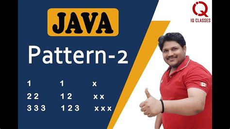 java patterns programs class 10 9 icse part2 youtube