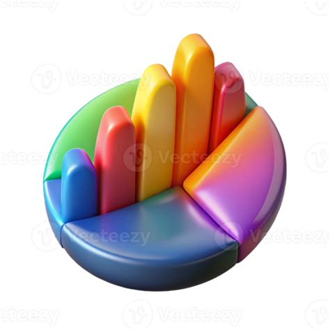 Magnificent Contemporary Data Visualization Chart Colorful Gradient