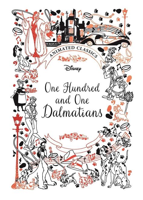 Disney Book Cover Design The Hundred And One Dalmatians Ornate