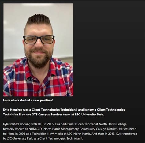 Kyle Hendrex Posted On Linkedin