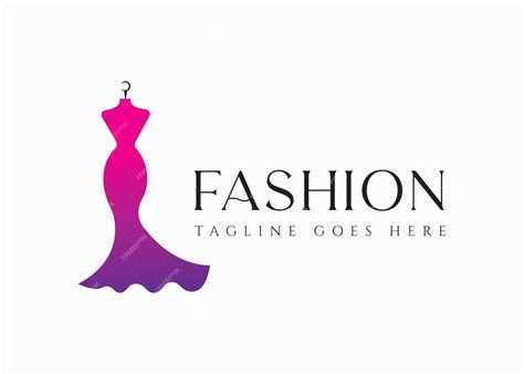 Template Logo Moda Vetor Premium