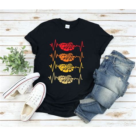 Ball Python Shirt Snake Shirt Python Shirt Snake Heartbeat Snake