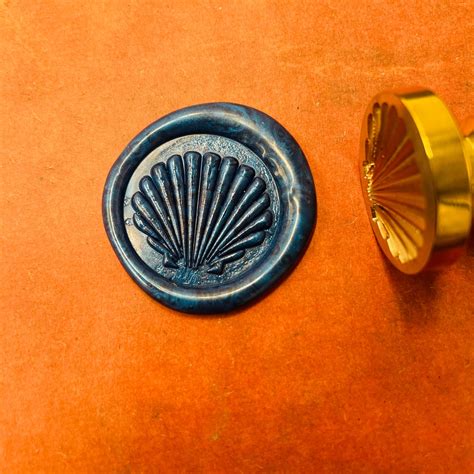 3d Cameo Shell Wax Stamp Embossed Wax Seal Stamp Retro Stamps With