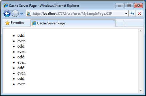 Csp Tags Caché Server Pages Quickstart Caché And Ensemble 201814