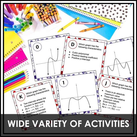 Algebra 2 Polynomial Functions Activity Bundle Print And Digital Activities