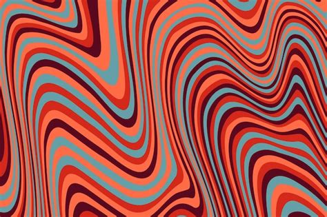 Premium Vector Abstract Psychedelic Groovy Background Vector