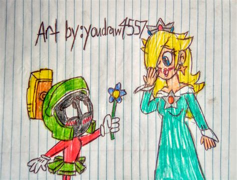 Rosalina X Marvin The Martian By Youdraw4557 On Deviantart