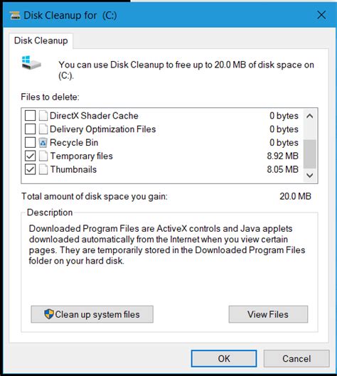 Disk Cleanup Showing 2 9gb Temporary Internet Files Page 2 Windows 10 Forums