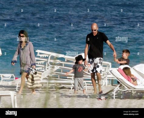 Exclusive British Actor Mark Strong Spends Christmas Eve On The Beach