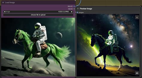 Capturing Scene Almost Without Img Img LLaVA Creative Prompt Generation VLM Nodes