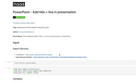 naas ai on linkedin powerpoint notebook python templates opensource
