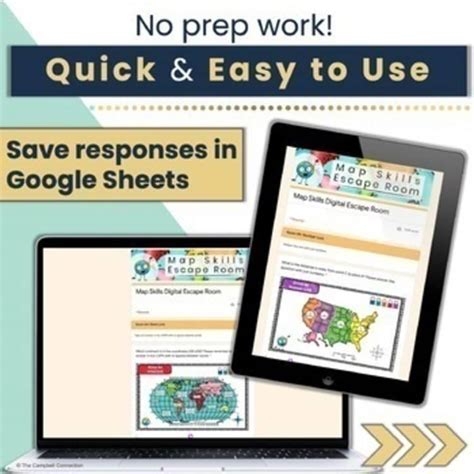 Map Skills Escape Room Digital 3rd 4th And 5th Grade Latitude And Longitude