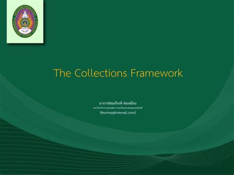 PDF The Collections Framework DOKUMEN TIPS