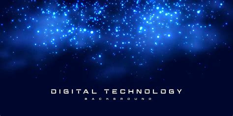 Digital Technology Speed Connect Blue Green Background Cyber Nano Information Abstract