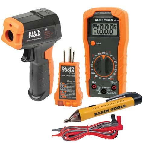 Electric Tester Home Depot Klein Tools Premium Electrical Test Kit