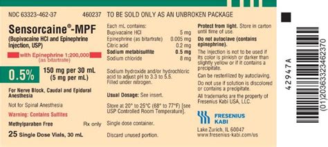 Sensorcaine Package Insert