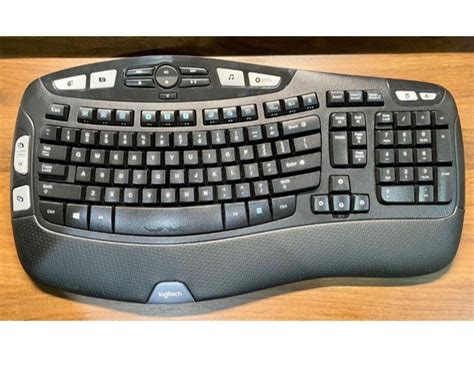 Logitech K350 Wireless Wave Ergonomic Keyboard With Unifying Wireless Technology Computers