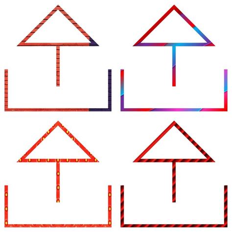 Premium Vector A Set Of Arrows With Different Colors And Shapes