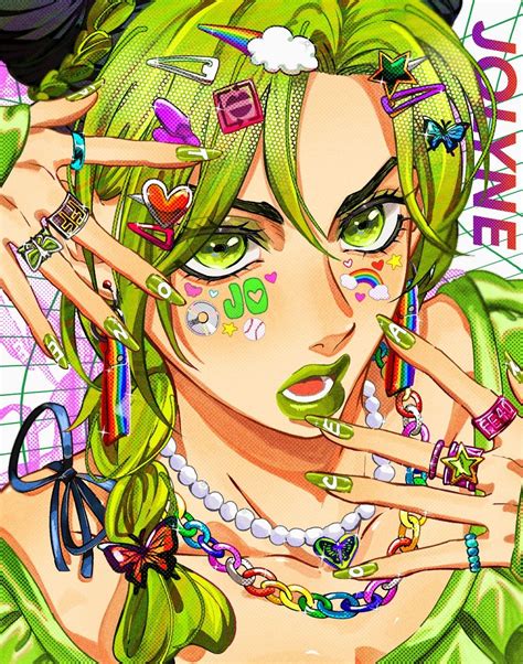 Jolyne Cujoh Jolyne Kujo Jojo Jolyne Jojo Art