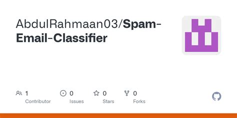 spam email classifier final ipynb at main · abdulrahmaan03 spam email
