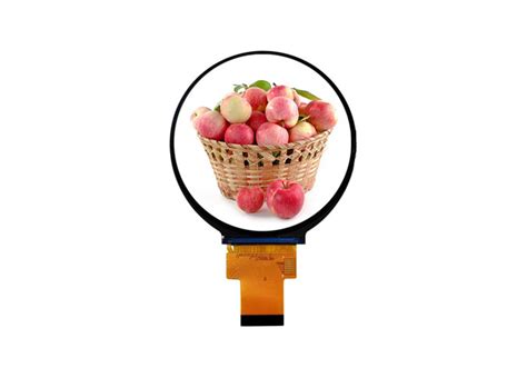 Z Inch TFT LCD Display Round Shape RGB SPI Interface PIN Zhunyi