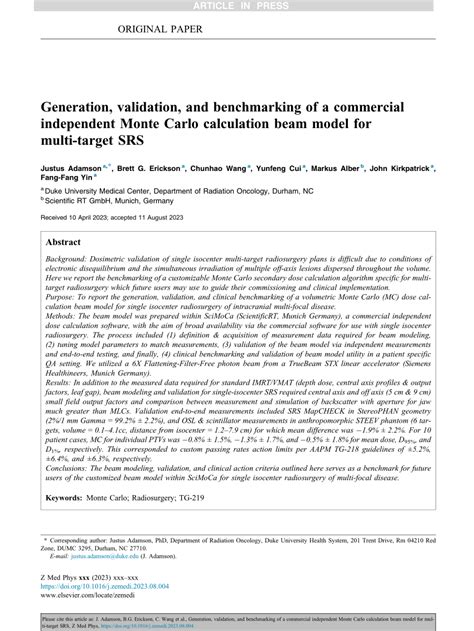 PDF Generation Validation And Benchmarking Of A Commercial Independent Monte Carlo