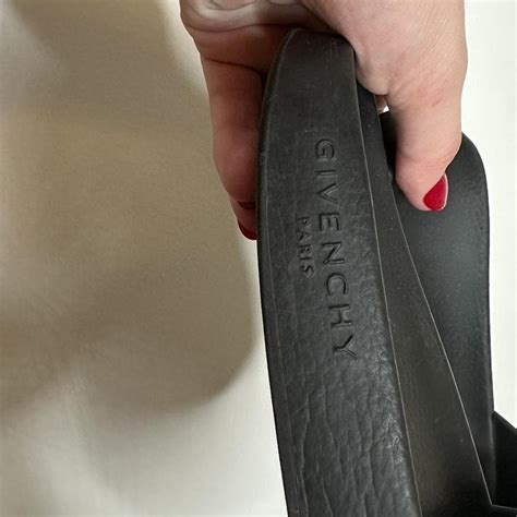 Givenchy Womens Black Slides Depop Givenchy Womens Black Slides Depop
