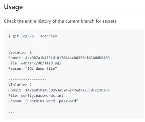 Repo Security Scanner Alternatives And Similar Software Alternativeto