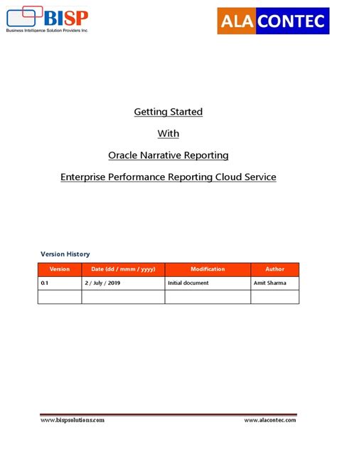 oracle epm narrative reporting pdf information technology