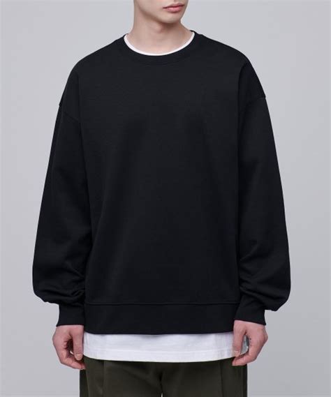 플랫 테리 오버사이즈 스웨트셔츠 블랙 최저가 검색 최저가 27090원 할인 알림