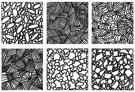 Straight And Wavy Lines Geometric Shapes Create Mesh Patterns On A