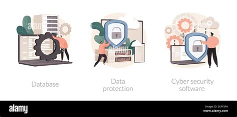 Cloud Computing Network Safety Abstract Concept Vector Illustrations Stock Vector Image Art