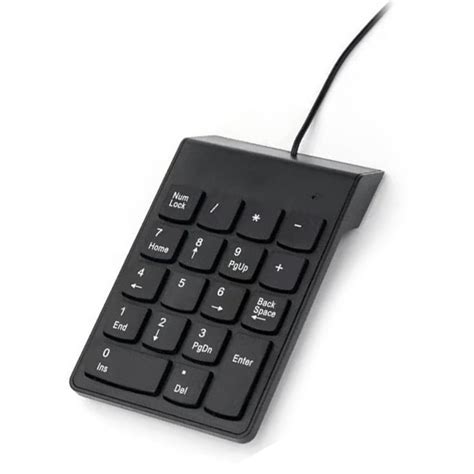 Mini Numeric Keypad Ergonomic Keyboard 18keys For Laptop Pc Desktop Notebook