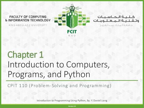 Pdf Chapter 1 Introduction To Computers Programs And Pythoncsukau