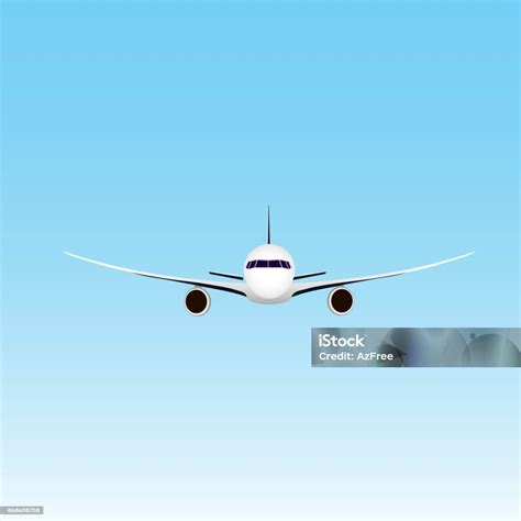민간 항공 여행 승객 항공 비행기 벡터 일러스트입니다 민간 상업 비행기 비행입니다 배경에 고립 된 비행기 여행 화물 운송 비행기 벡터 격리입니다 관광에 대한 스톡 벡터 아트