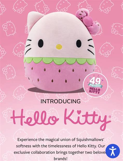Hello Kitty And Squishmallows Collaboration Drop Rsquishmallow