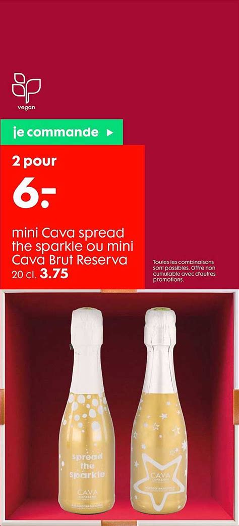 Offre Mini Cava Spread The Sparkle Ou Mini Cava Brut Reserva Chez Hema
