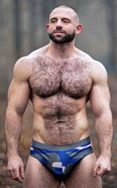 Fit Hairy Men — Big Muscles Big Muscle With Fur