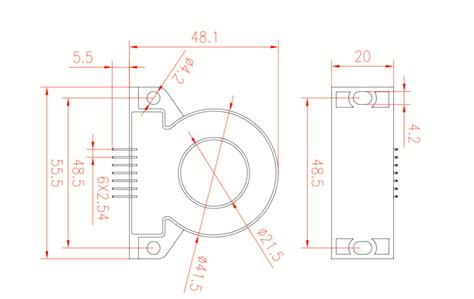 Ev Charging Protection Rcmu Cable Type 30ma Ac 6ma Dc Residual Current Detection Rcd Sensor