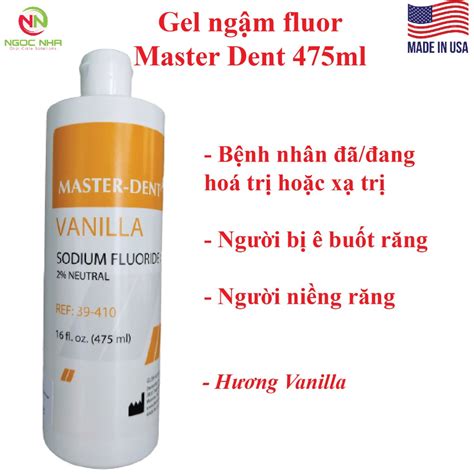 Master Dent Neutral Fluoride Gel 2 Sodium Fluoride And 2 Neutral