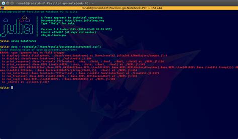 I Have Problems Importing Data With Dataframes In Julia Language Stack Overflow