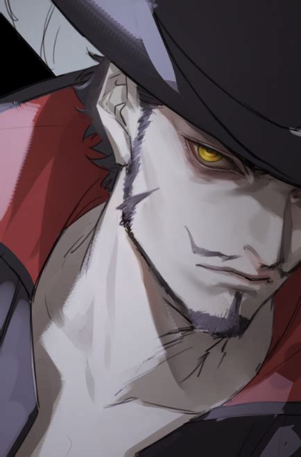 Dracule Mihawk One Piece Drawn By Kuroda Matsurika Danbooru
