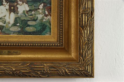 Hylas And Water Nymphs Varnished Print After Waterhouse 18 12