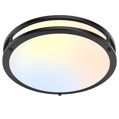 Tobusa 36w Led Flush Mount Ceiling Light Fixture 13inch Led Ceiling